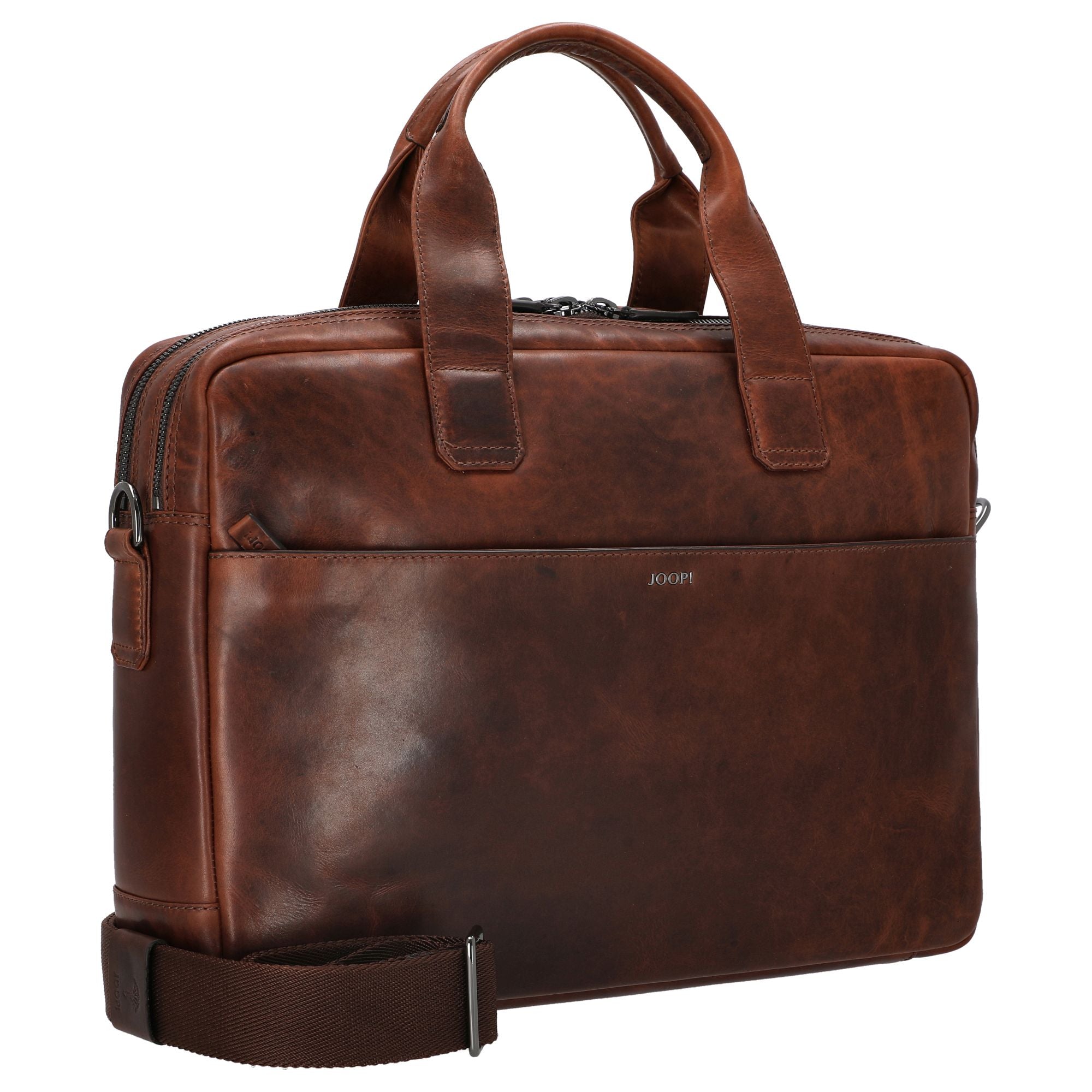 Joop Cerratano Pandion - Briefcase 40 cm (Color: cognac) – PremiumBags