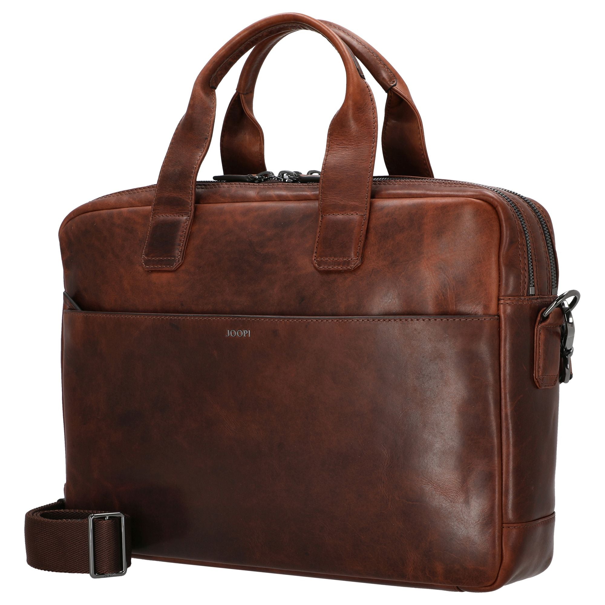 Joop Cerratano Pandion - Briefcase 40 cm (Color: cognac) – PremiumBags